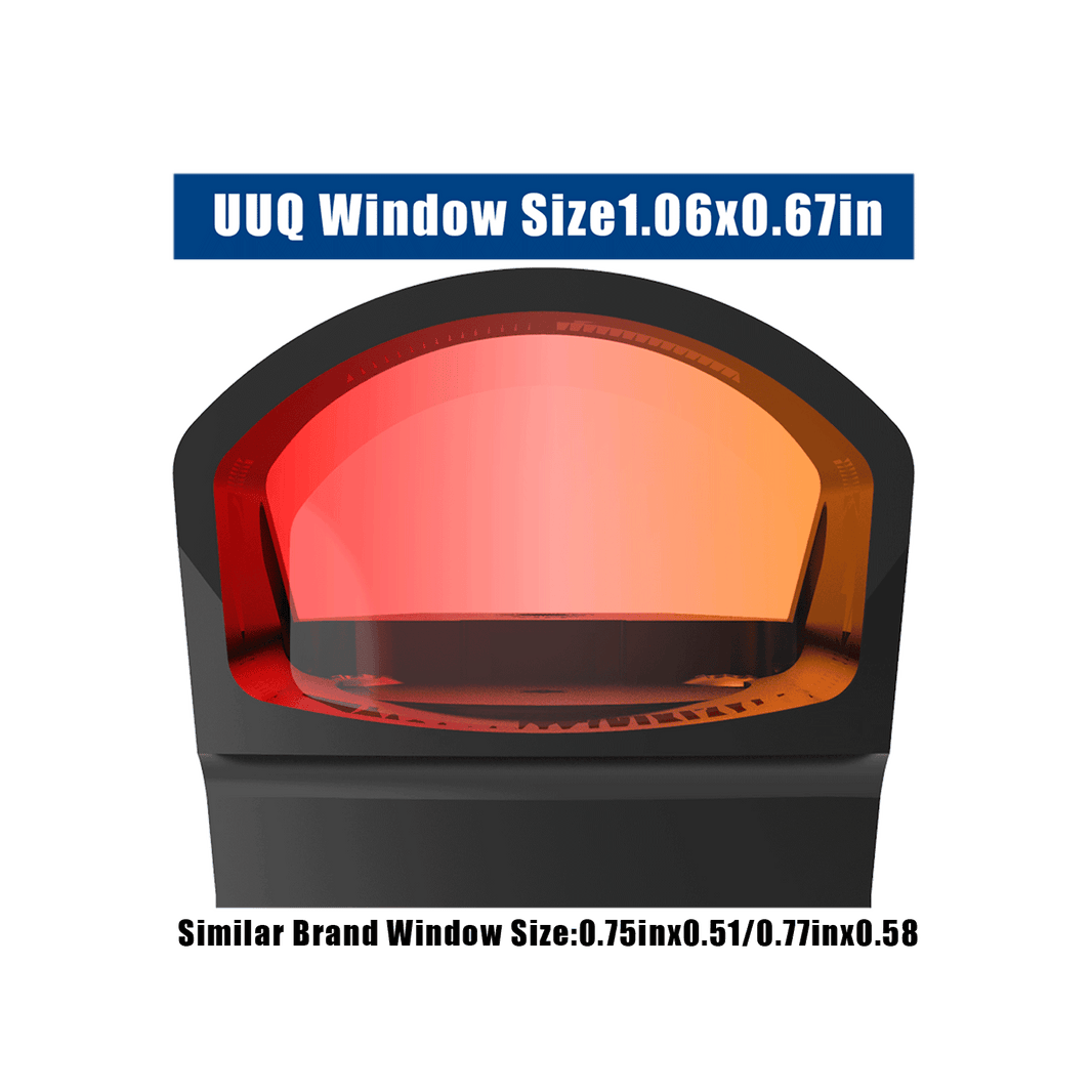 UUQ EagleR27 Red Dot Sight-Super Large Viewport,Shake Awake,Universal ...