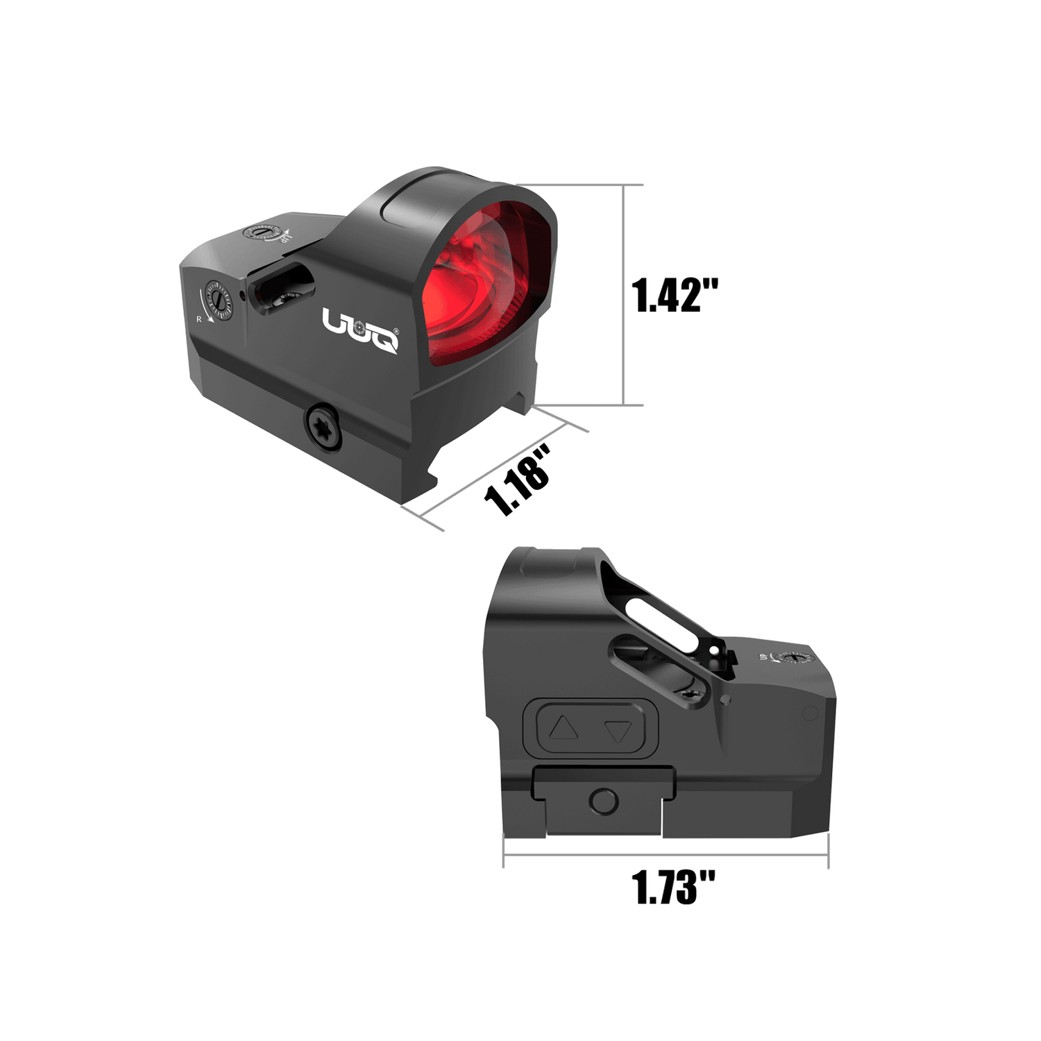 UUQ EagleR27 Red Dot Sight-Super Large Viewport,Shake Awake,Universal ...