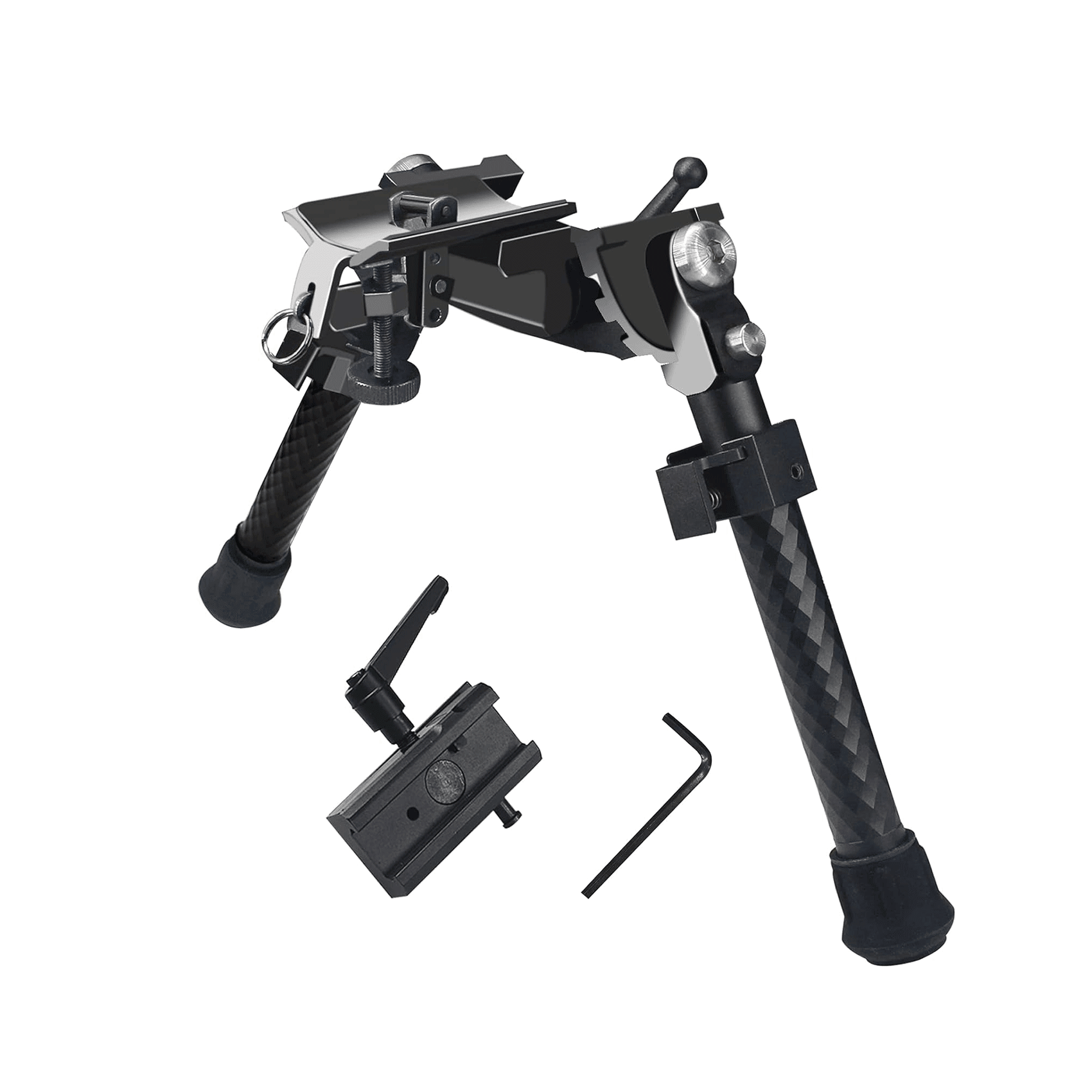 UUQ 8” to 12” Inch Heavy Duty Adjustable Bipod with Sling Stub Adapter ...