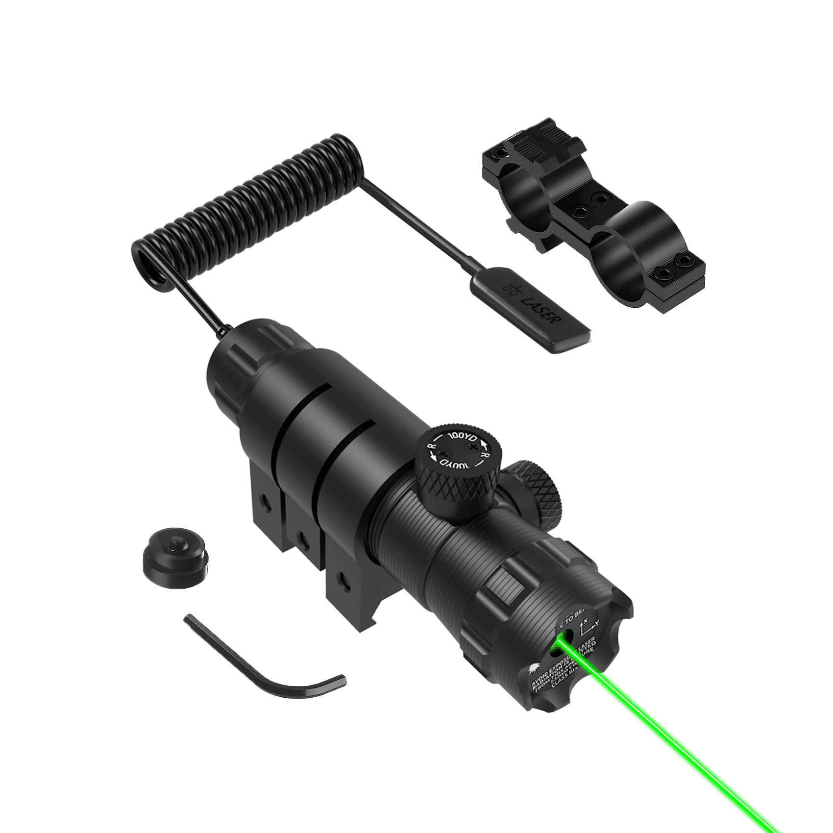 UUQ Hunting Gun Lasers - Military Grade Green Laser Sight for Rifle wi ...