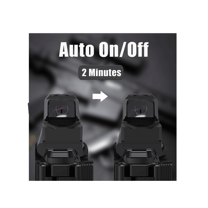 UUQ Mini Reflex Red Dot Sight-Shake Awake, 2MOA,RMR or 20mm Picatinny ...