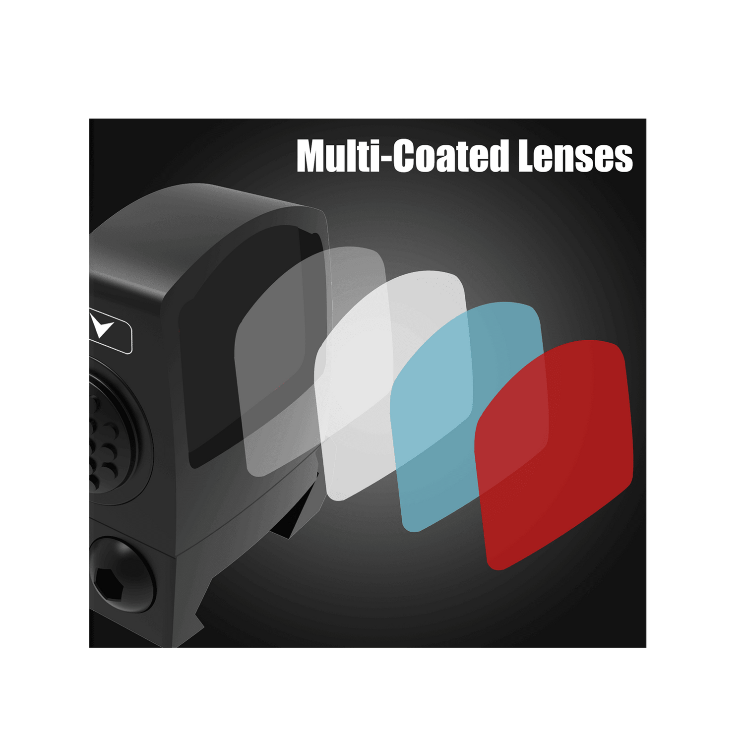 UUQ Mini Reflex Red Dot Sight -Shake Awake,2MOA,RMR or 20mm Picatinny ...