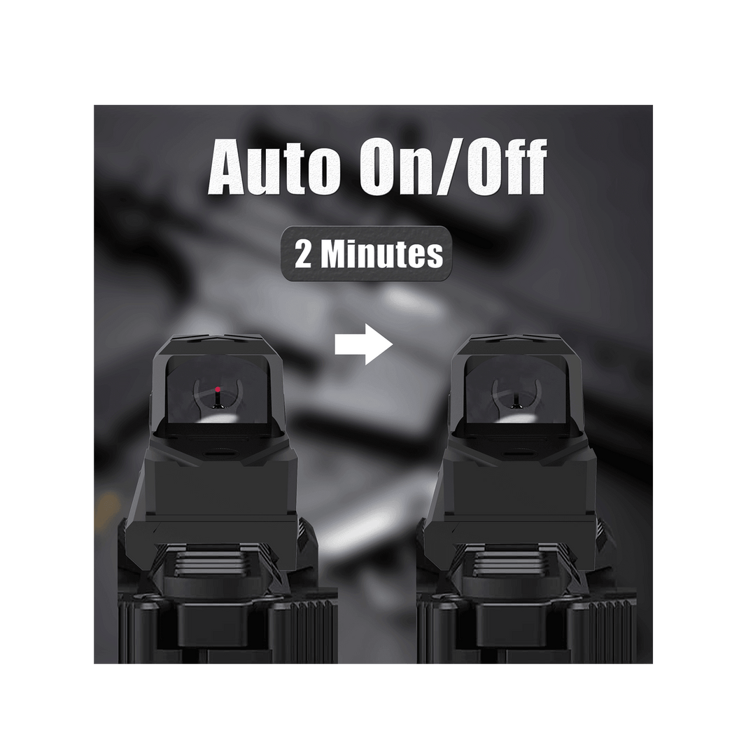 UUQ Mini Reflex Red Dot Sight- VT/Doctor Footprint,Shake Awake,2MOA ...