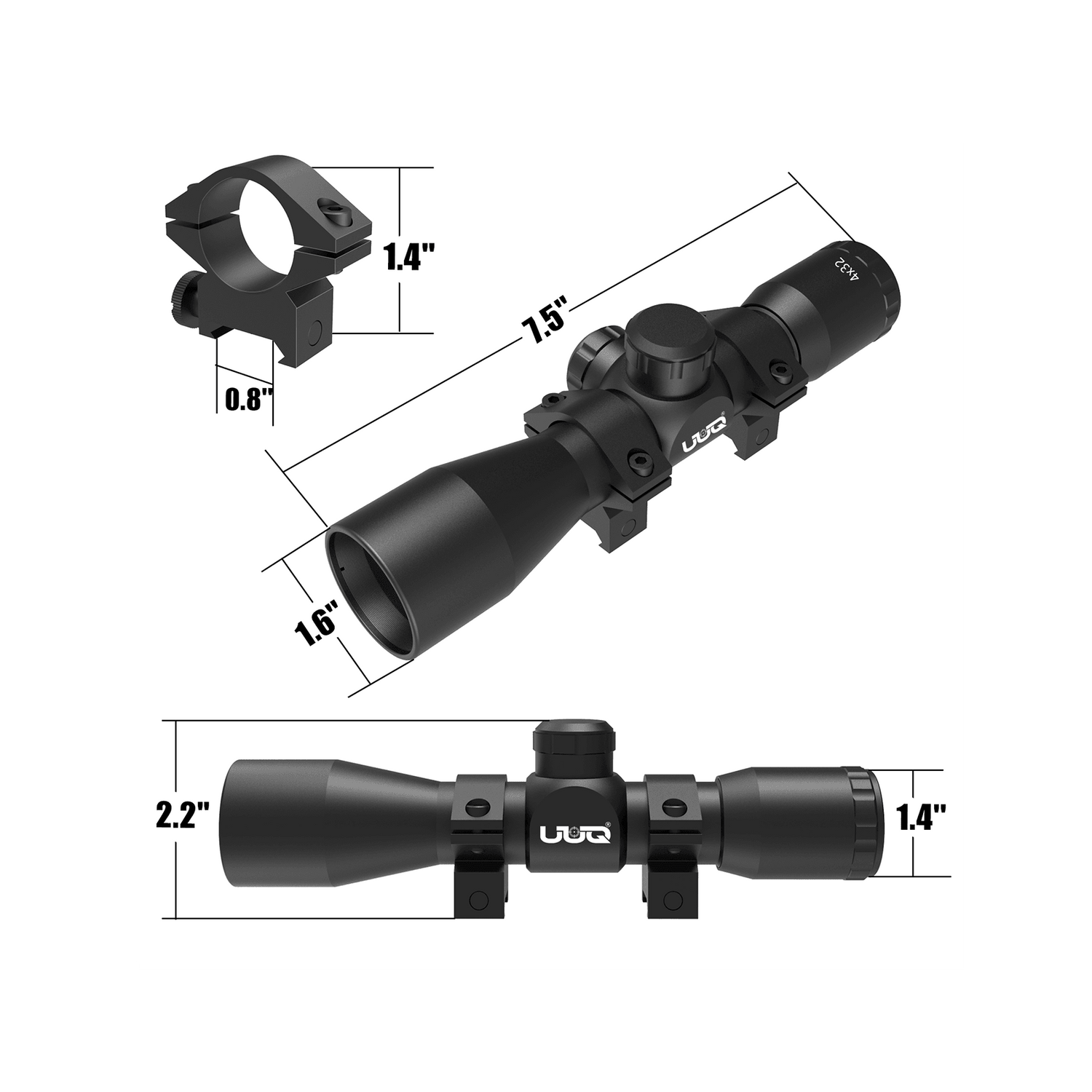 Top Compact Rifle Scopes - Short and Small Rifle Scopes|UUQ Optics